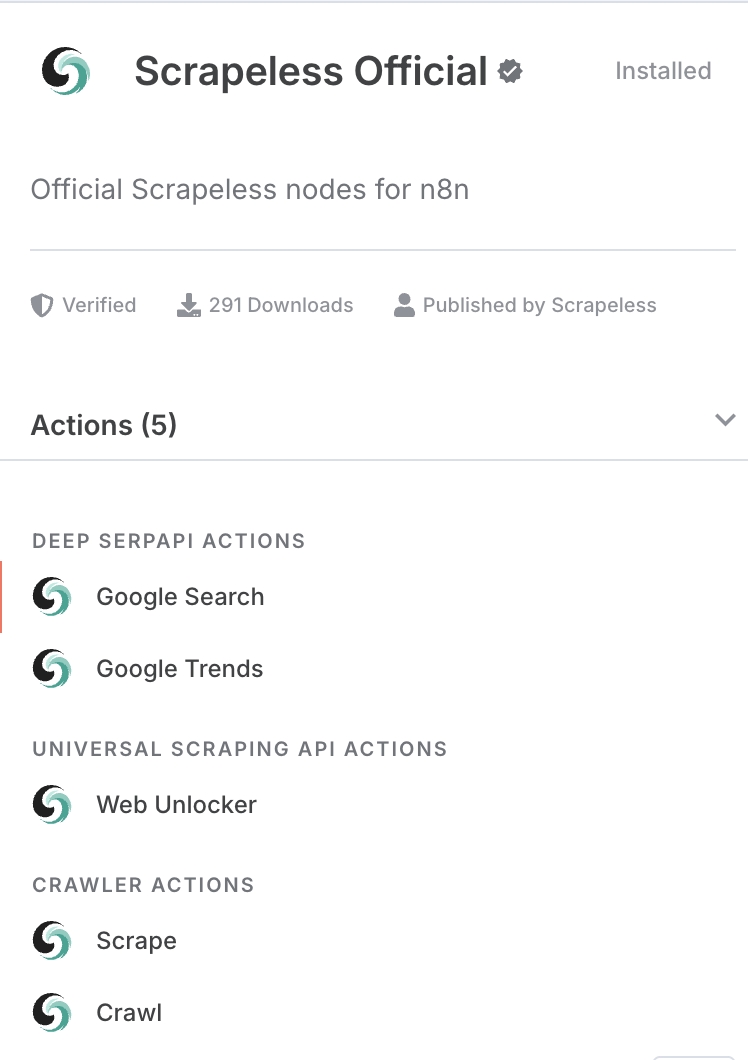 n8n Introduction | Scrapeless Integration